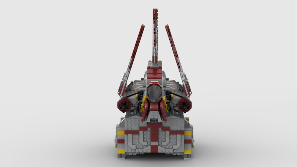 LEGO MOC Rho-class transport shuttle (Under side cargo hull and ...