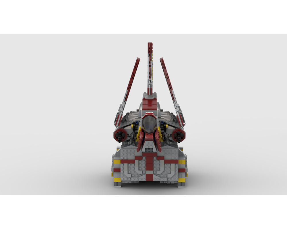 LEGO MOC Rho-class transport shuttle (Under side cargo hull and ...