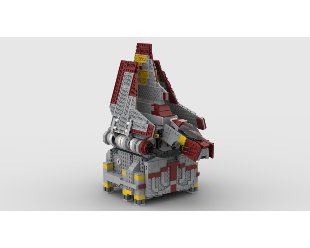 LEGO MOC Rho-class transport shuttle (Under side cargo hull and ...