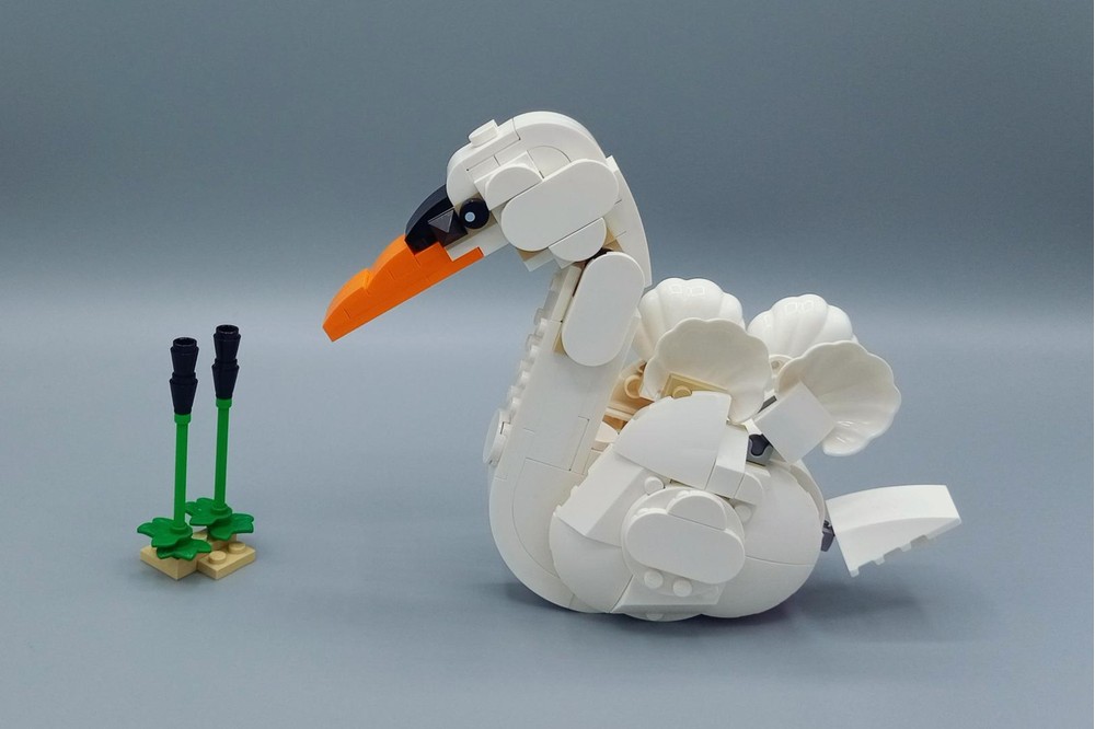 LEGO MOC 31133 Swan by Nequmodiva | Rebrickable - Build with LEGO