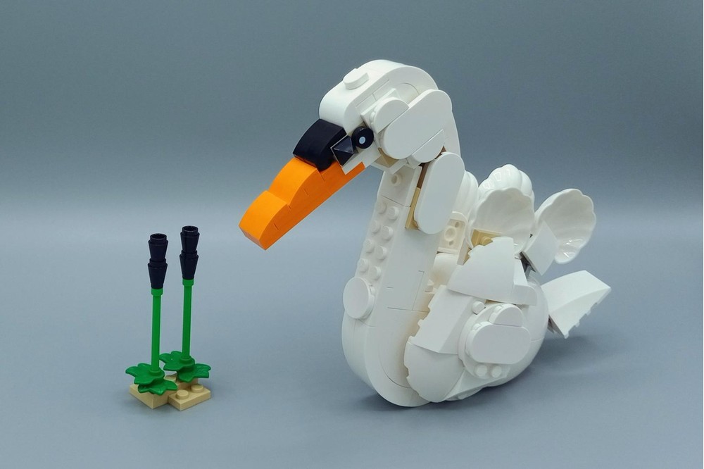 LEGO MOC 31133 Swan by Nequmodiva | Rebrickable - Build with LEGO