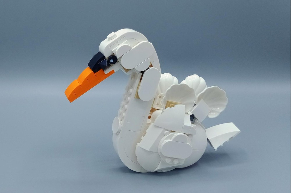 LEGO MOC 31133 Swan by Nequmodiva | Rebrickable - Build with LEGO