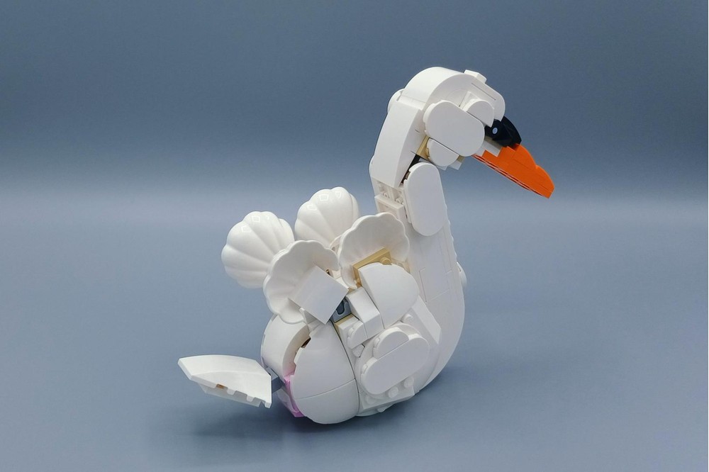 LEGO MOC 31133 Swan by Nequmodiva | Rebrickable - Build with LEGO