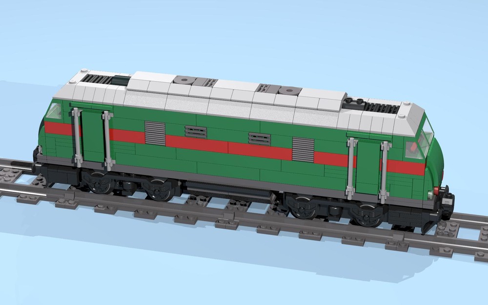 LEGO MOC German diesel engine BR 245 - green by Echaton | Rebrickable ...