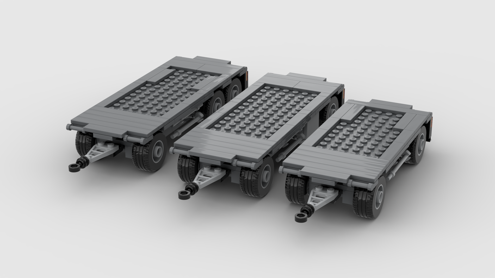 LEGO MOC trailer for truck by richicapitan007 | Rebrickable - Build ...