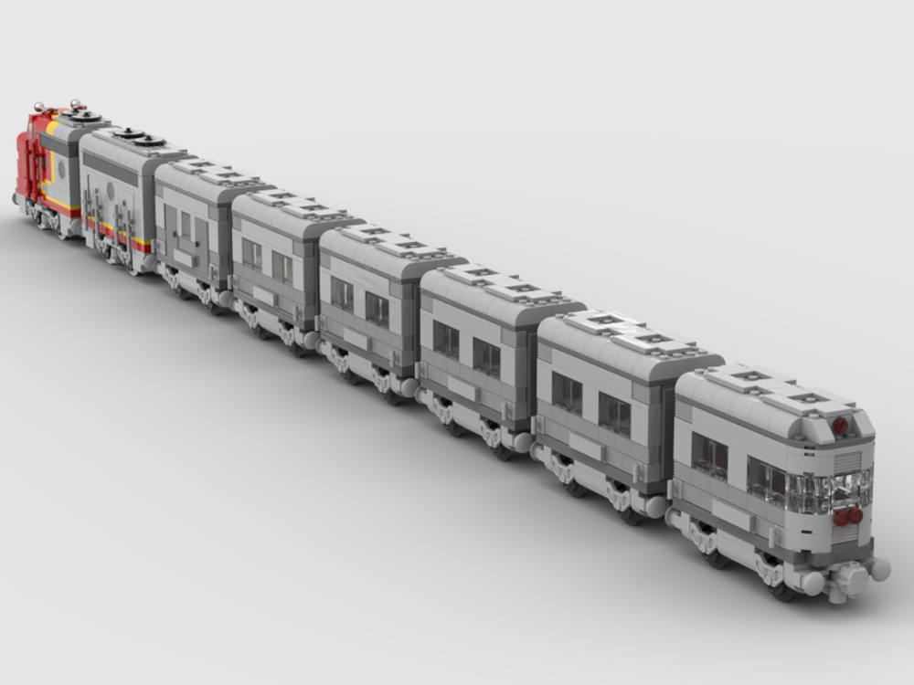 LEGO MOC Mini Santa Fe Super Chief (whole train) by Basti2 ...