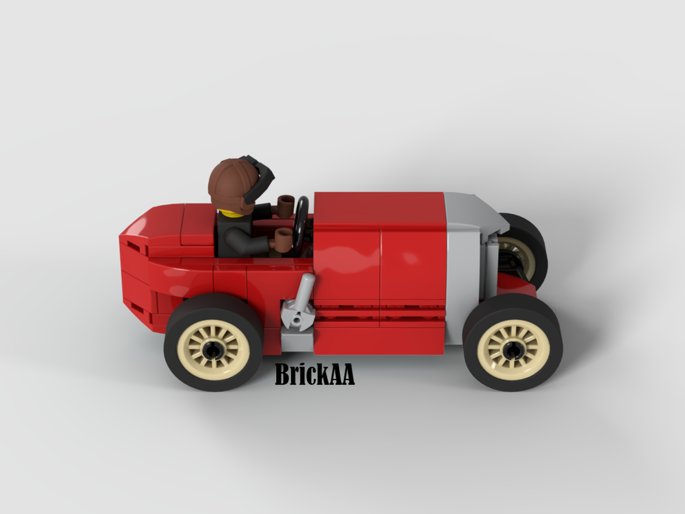 Lego Moc Classic Racing Car By Brickaa Rebrickable Build With Lego