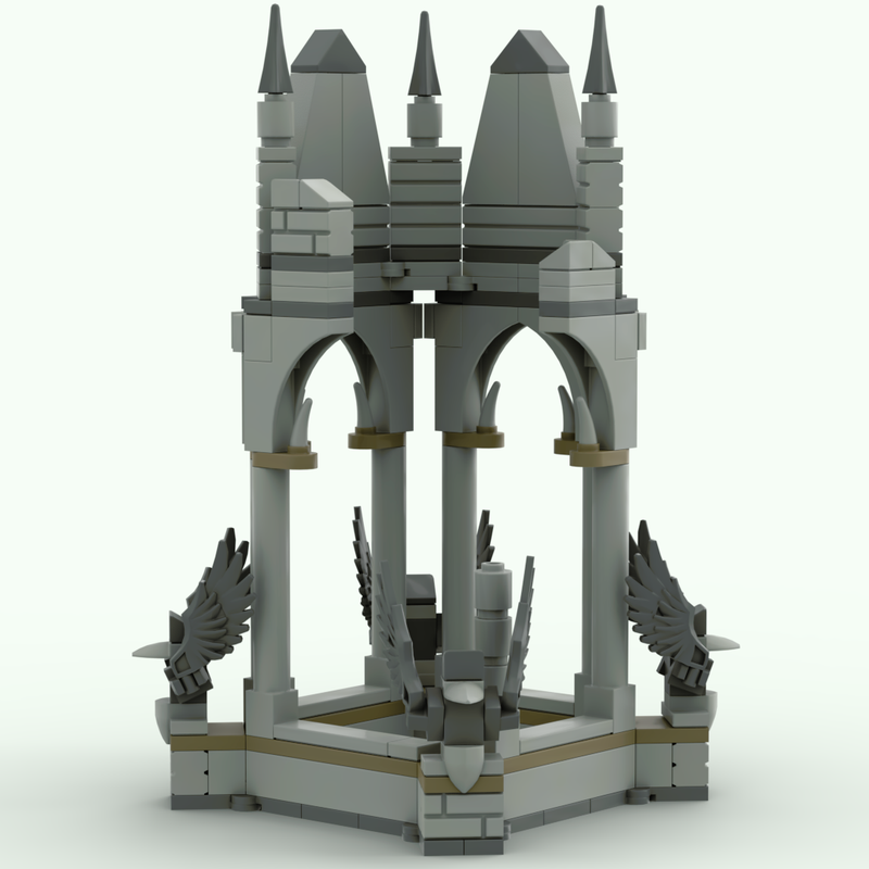 LEGO MOC HP Clock Tower Fountain by boyfriendbuilds | Rebrickable ...