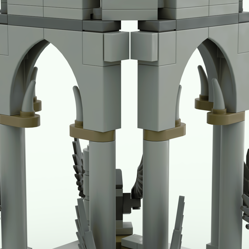 LEGO MOC HP Clock Tower Fountain by boyfriendbuilds | Rebrickable ...