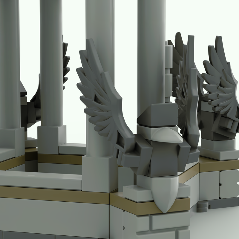 LEGO MOC HP Clock Tower Fountain by boyfriendbuilds | Rebrickable ...