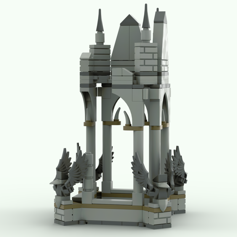 LEGO MOC HP Clock Tower Fountain by boyfriendbuilds | Rebrickable ...