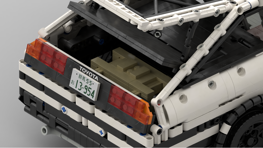 LEGO MOC 1:10 Toyota AE86 Trueno "Initial D" | Manual Version | Sticker ...