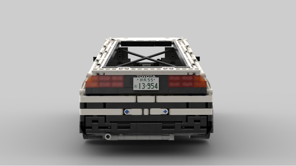 LEGO MOC 1:10 Toyota AE86 Trueno "Initial D" | Manual Version | Sticker ...