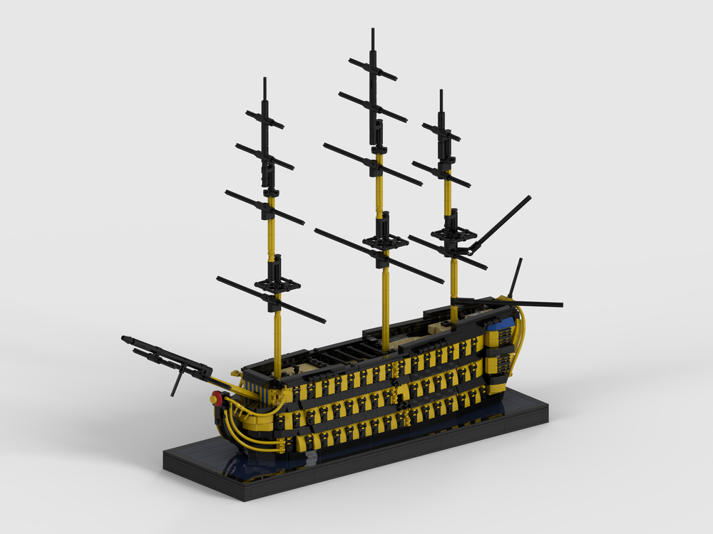 Lego Moc Hms Victory By Lailao Rebrickable Build With Lego