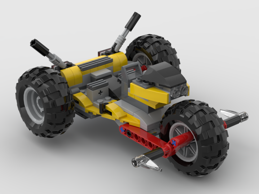 LEGO MOC 31022 Postapo Heavy Trike by R4D3K | Rebrickable - Build with LEGO