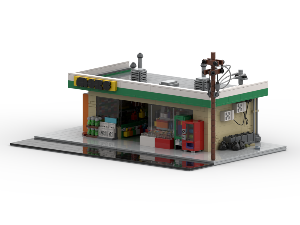 LEGO MOC Convenience Store by insomnia_builds | Rebrickable - Build ...