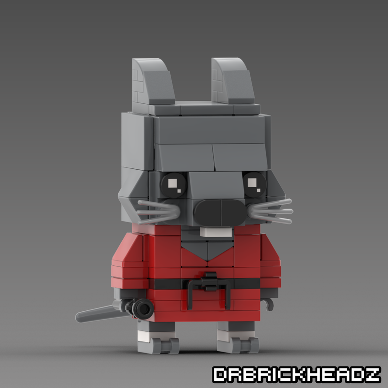 LEGO MOC Splinter (Mirage Skin) Brickheadz by DrBrickheadz ...