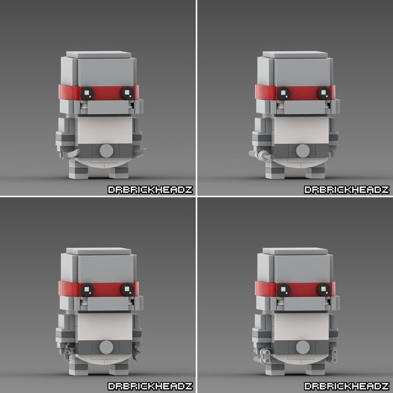 LEGO MOC Teenage Mutant Ninja Turtles (Mirage Skin) Brickheadz by ...