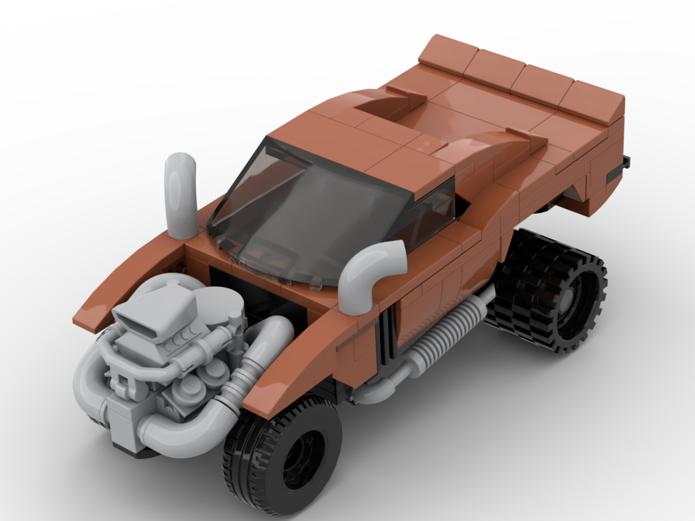 Lego Moc 1971 Plymouth Barracuda V2 By Gunsofbrickston Rebrickable