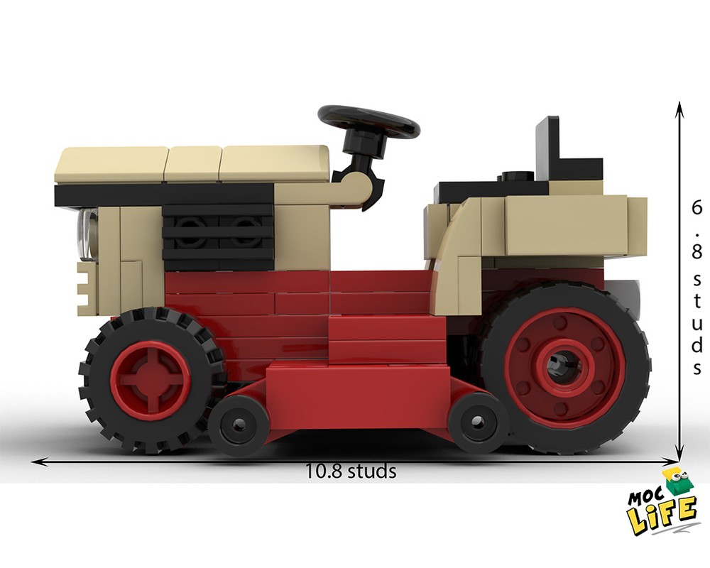 LEGO MOC Case 120 lawn mower by MocLife | Rebrickable - Build with LEGO