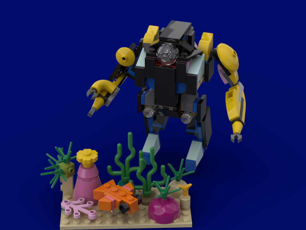 LEGO MOC Submarine Mech Suit by eric_nunya | Rebrickable - Build with LEGO