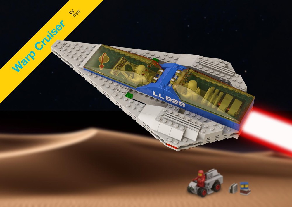 LEGO MOC Warp Cruiser by Trstr | Rebrickable - Build with LEGO