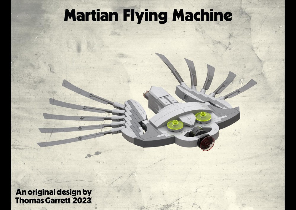 LEGO MOC Martian Flying Machine by Nosspott | Rebrickable - Build with LEGO