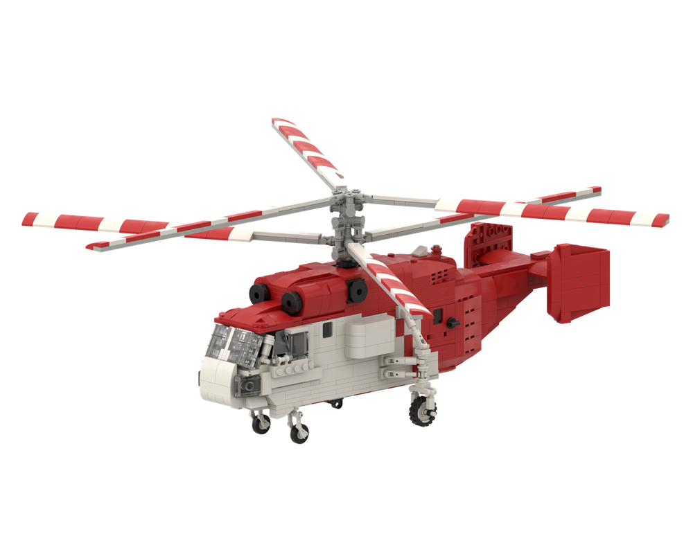 Lego Moc Kamov Ka32 Swiss Heavy Lift Helicopter Edition By Brawngp94