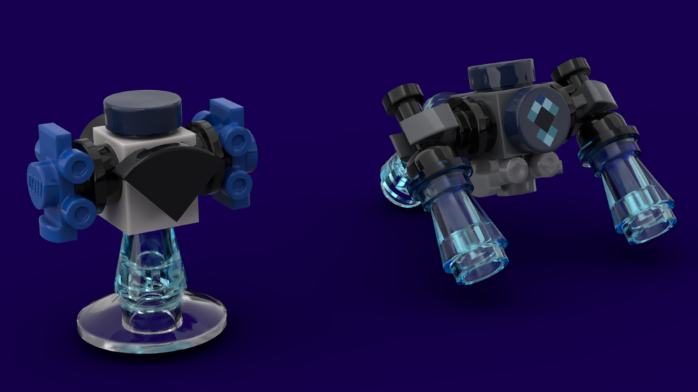 LEGO MOC SciFi Security Robots by codemonkey | Rebrickable - Build with ...