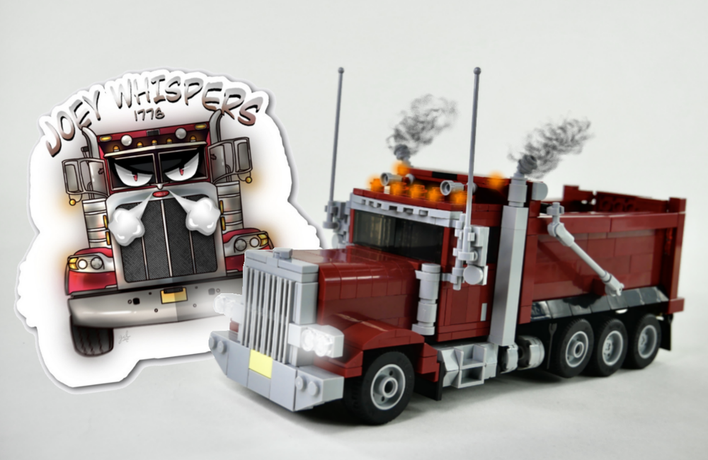LEGO MOC JoeyWhispers1776 Peterbilt 389 Dump Truck by StudWorks ...