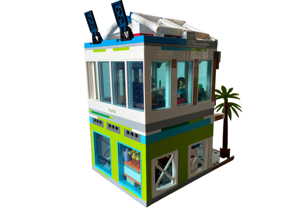 Lego Moc City Store And Apartment Modular Alternate Build Of 60365 By Re