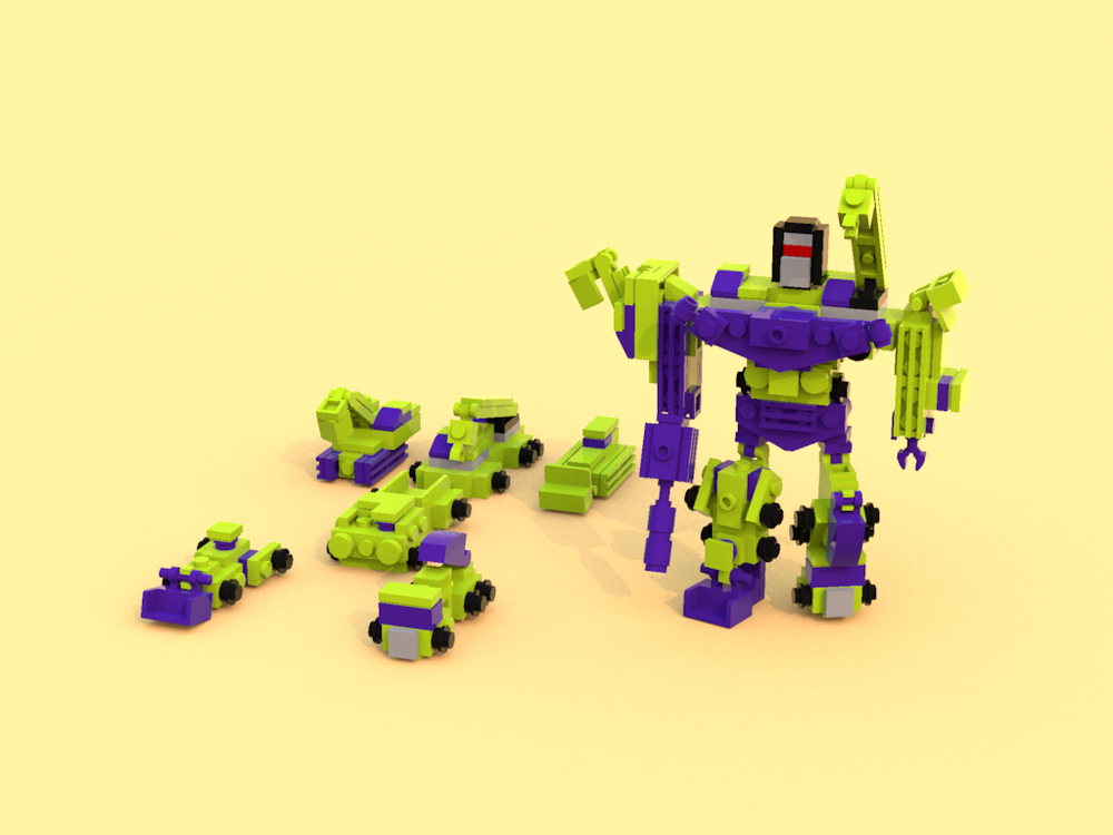 Lego Moc Mini Lego Transformers Devastator By Alexdaboss5 9845