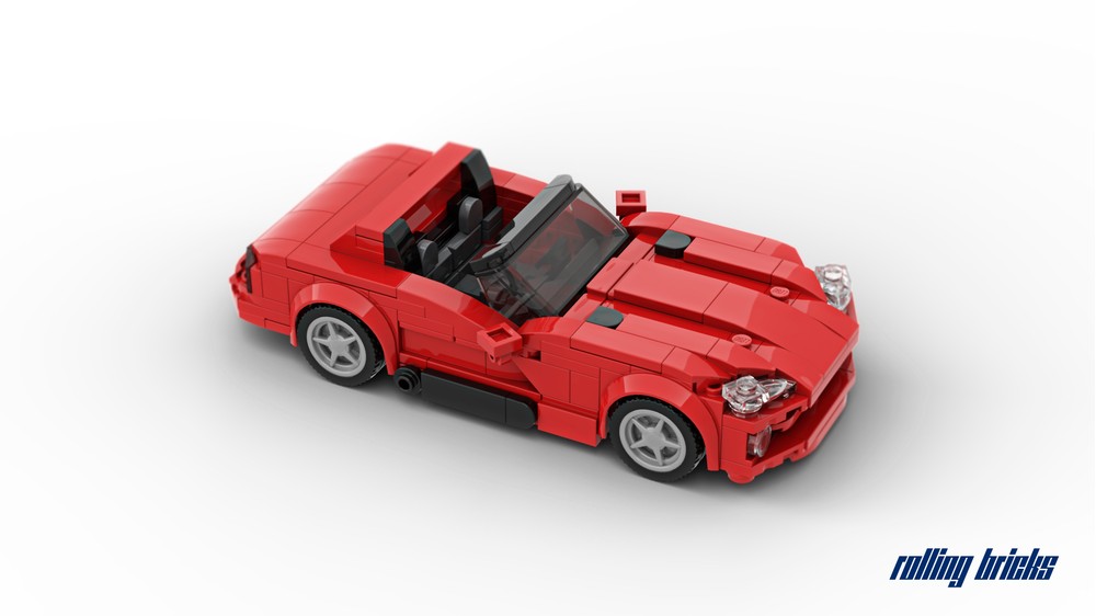 Lego Moc 1992 Dodge Viper Rt10 By Rollingbricks Rebrickable Build