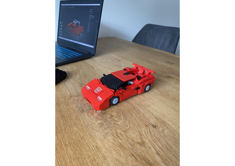LEGO MOC Transformer Sideswipe G1 style by Red5-Leader | Rebrickable ...