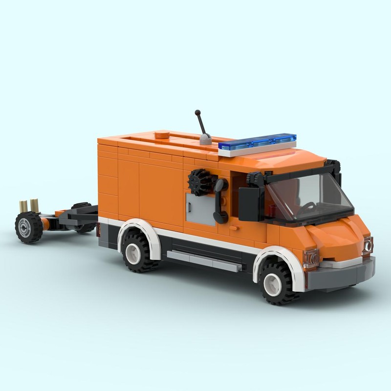 LEGO MOC Roadside Assistance Van by Wacky | Rebrickable - Build with LEGO