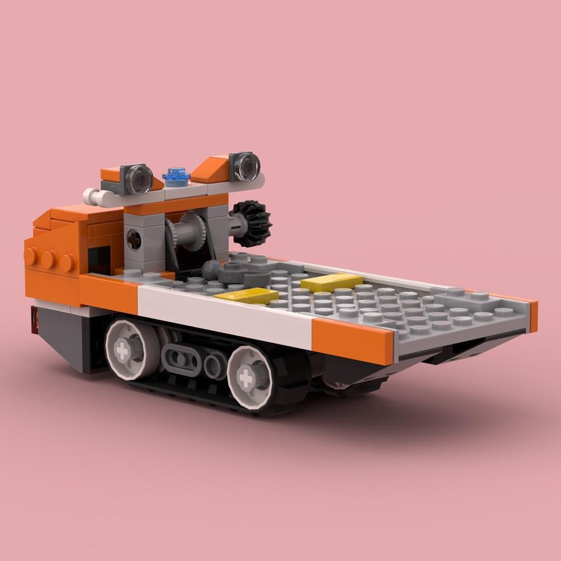 LEGO MOC Tracked Recovery Vehicle by Wacky | Rebrickable - Build with LEGO