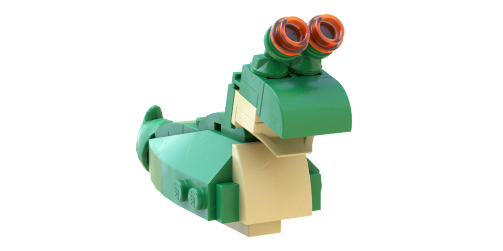 LEGO MOC Slimy Slug by Train_of_Thought_Creations | Rebrickable - Build ...