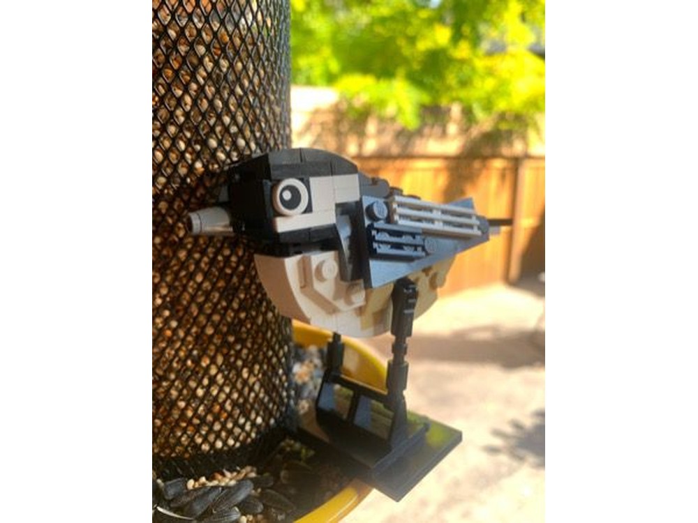 LEGO MOC Black-Capped Chickadee Life Sized by OrchardBuilds ...