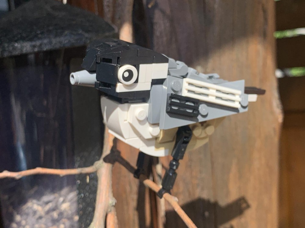 LEGO MOC Black-Capped Chickadee Life Sized by OrchardBuilds ...