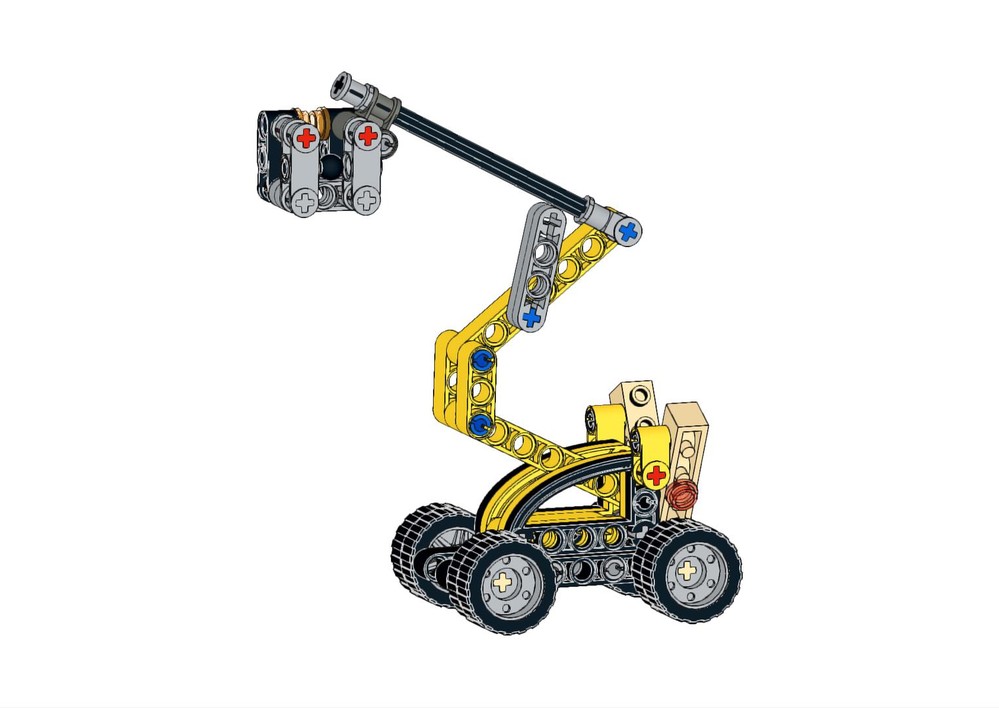LEGO MOC Telescopic Boom Lift by NARP | Rebrickable - Build with LEGO