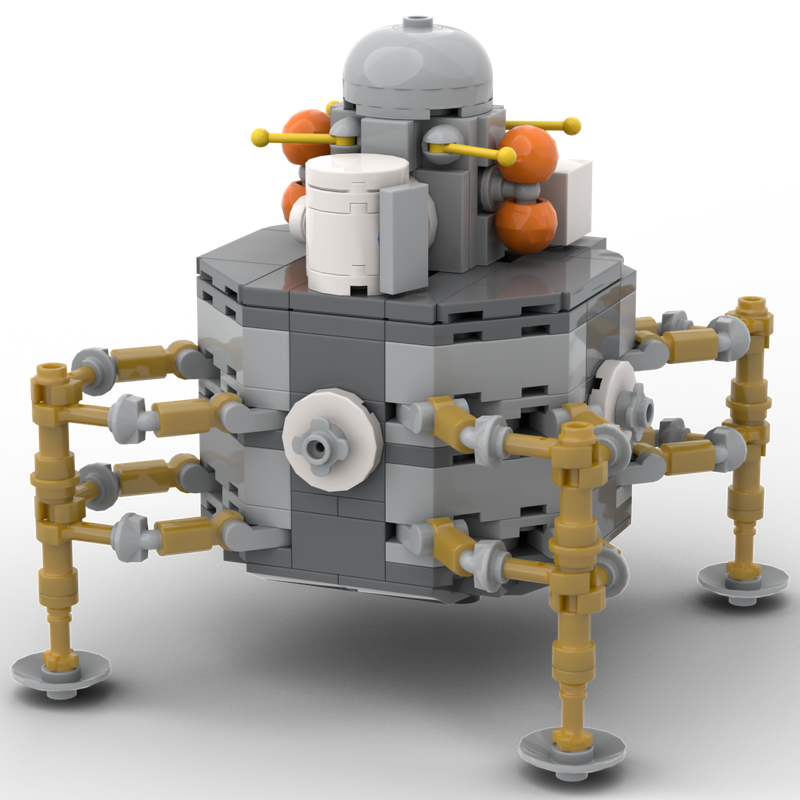 LEGO MOC Eyes turned skyward - Artemis Crew Lunar Lander (1:110) by ...