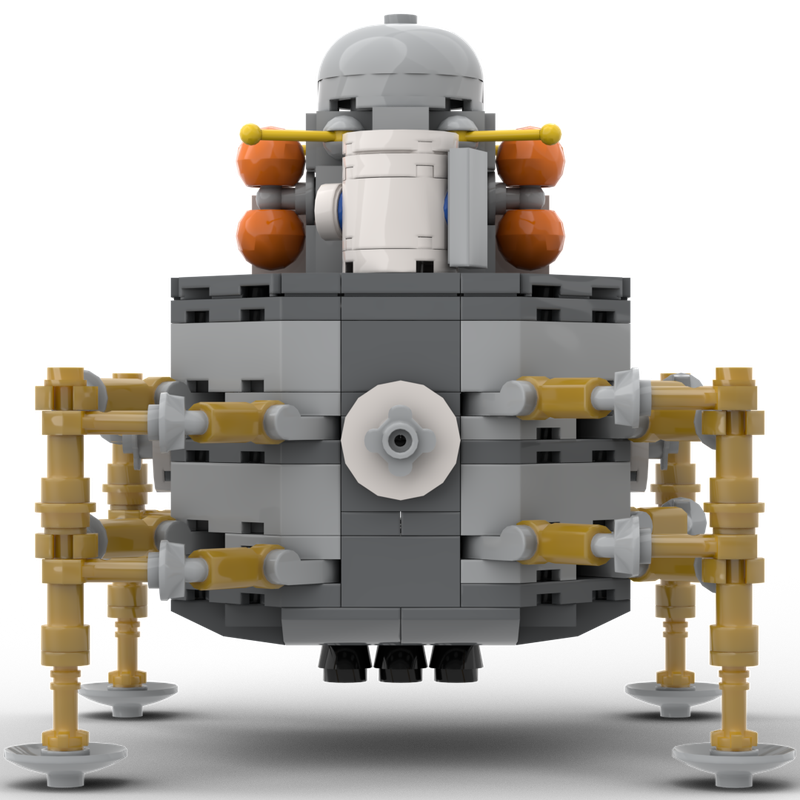 LEGO MOC-157771 Eyes turned skyward - Artemis Crew Lunar Lander (1:110 ...