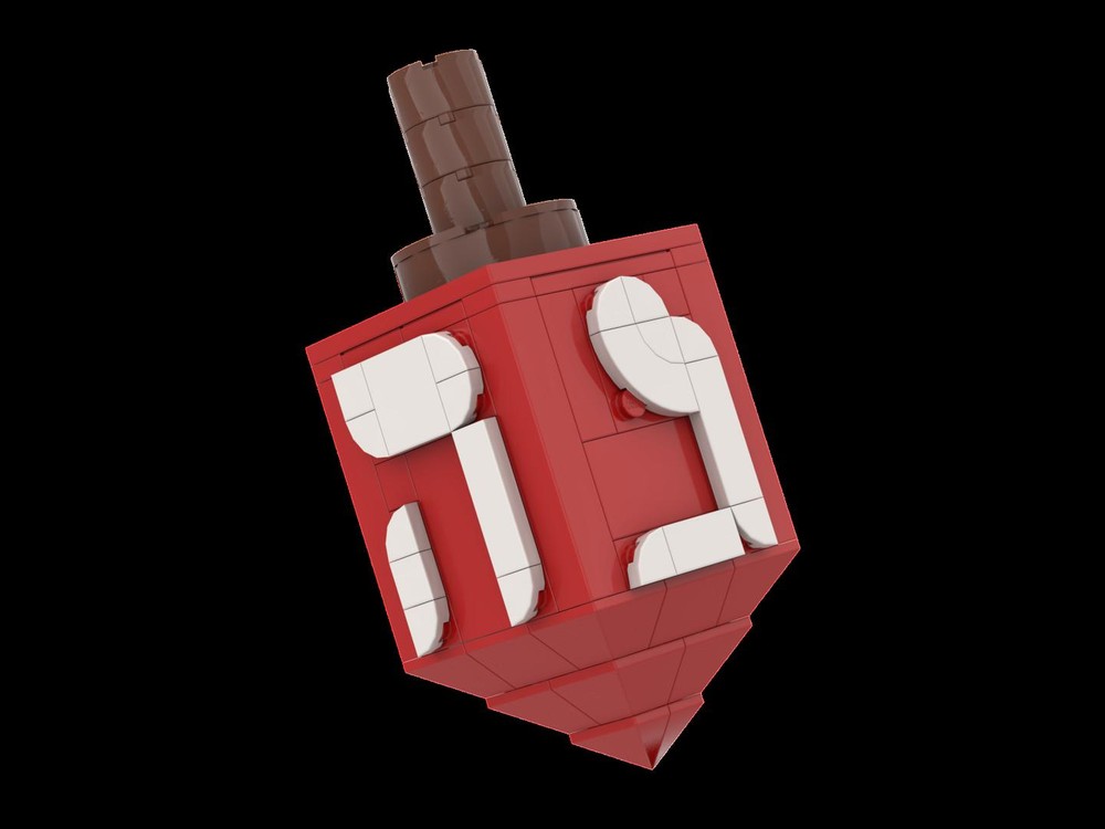 LEGO MOC Hanukkah Dreidel by Ner57 | Rebrickable - Build with LEGO