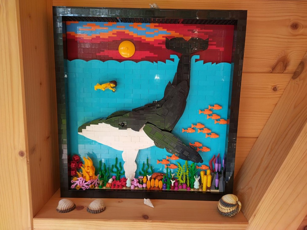 LEGO MOC Humpback Whale 3D Picture by Brick Forge | Rebrickable - Build ...
