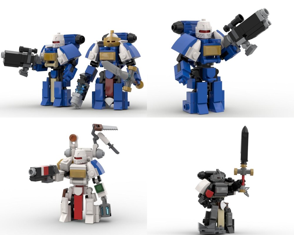LEGO MOC Warhammer Space Marines by Sand52 | Rebrickable - Build with LEGO