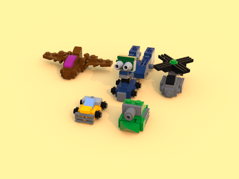 LEGO MOC Mini Lego Transformers: Bruticus by AlexdaBoss5 | Rebrickable ...