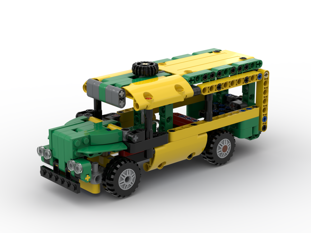 LEGO MOC 42136 model B - American School Bus by XaeroZKota ...