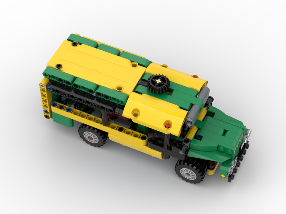 LEGO MOC 42136 model B - American School Bus by XaeroZKota ...