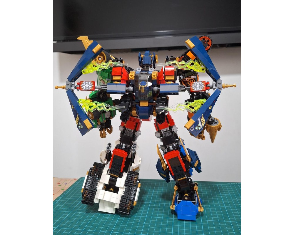 LEGO MOC Ninja Ultra Combo Mech 71765 - Part 5 Jay's Lightning Rider by ...
