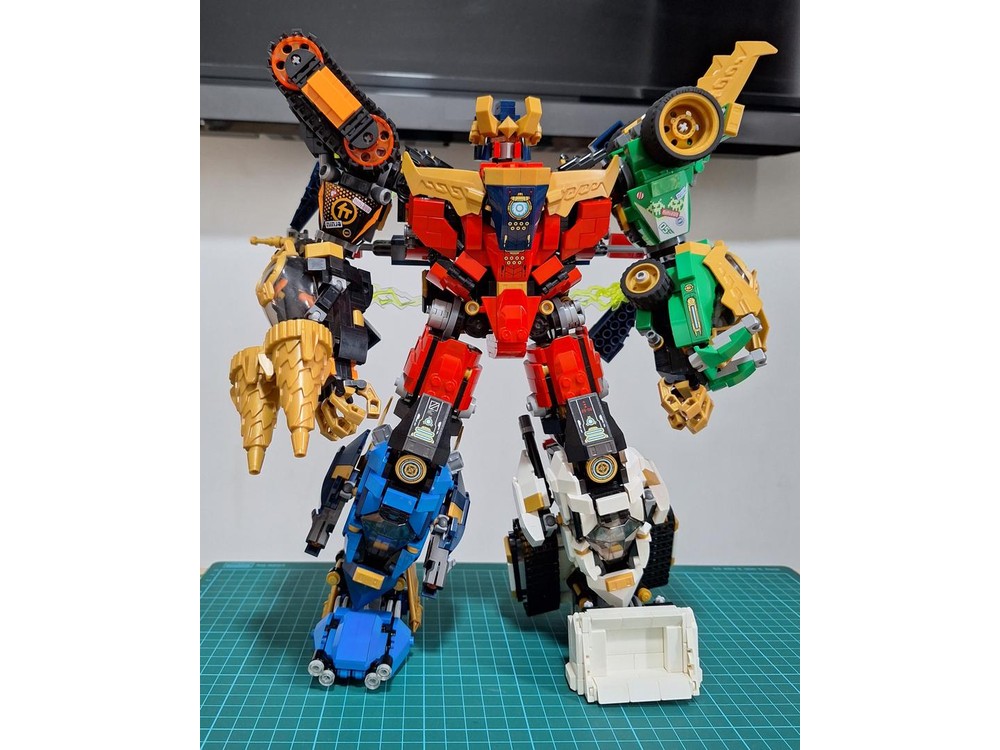 Lego Moc Ninja Ultra Combo Mech 71765 Part 5 Jays Lightning Rider By